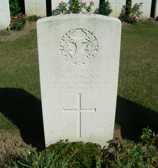 Private, 14394, William Duncan (37) – Killed in Action – WW1 LIVES